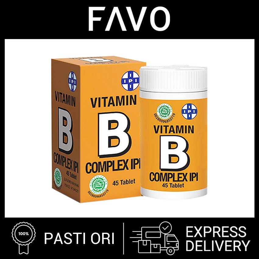 Jual IPI Vitamin B Complex - 45 Tablet Indonesia|Shopee Indonesia