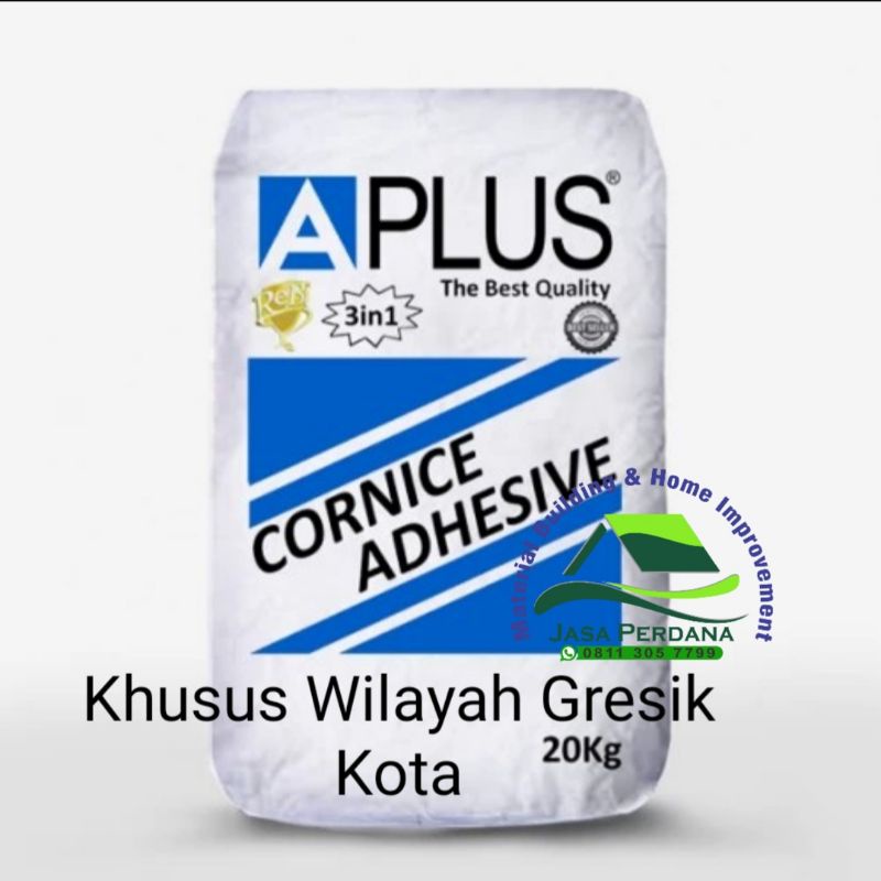Jual A Plus Cornice Adhesive Dan Casting Gypsum Standart 20 Kg | Shopee ...