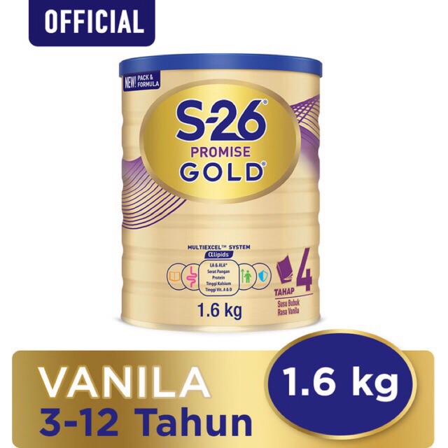 Jual S26 PROMISE GOLD 1600gr / S-26 PROMISE GOLD TAHAP 4 1.6KG | Shopee ...