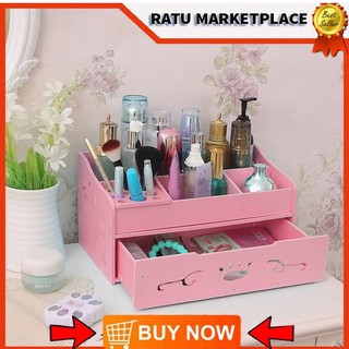 Jual Rak Kosmetik Desktop storage Rak Make up Rak Kosmetik Rak Makeup ...