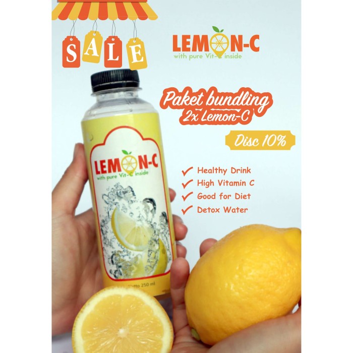 Jual Lemon-C Sari lemon asli tinggi kandungan vitamin C (Bundling 2x ...