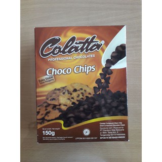Jual COLATTA CHOCO CHIP COMPOUND [KEMASAN 150gr] | Shopee Indonesia