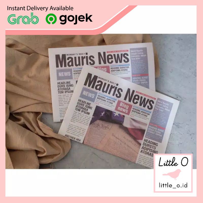 Jual PROP FOTO Koran luar negeri / properti foto unik | Shopee Indonesia