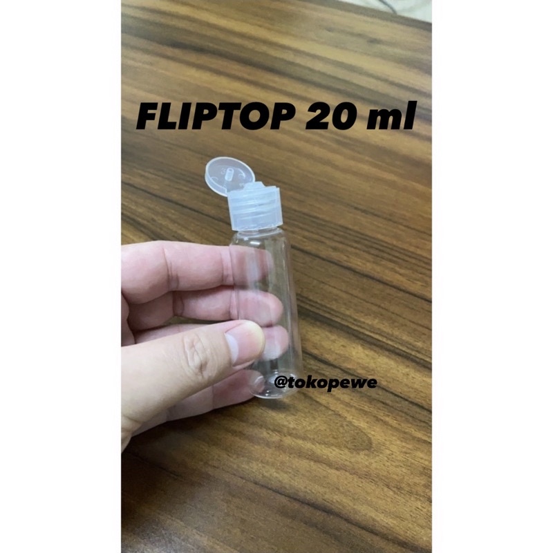 Jual Botol fliptop 20ml plastik flip top 20 ml | Shopee Indonesia