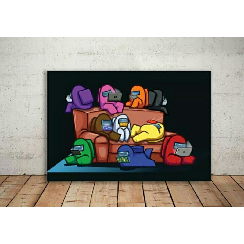 Jual Poster Dinding AmongUs/Hiasan Dinding Rumah Among Us/ Wall Decor ...