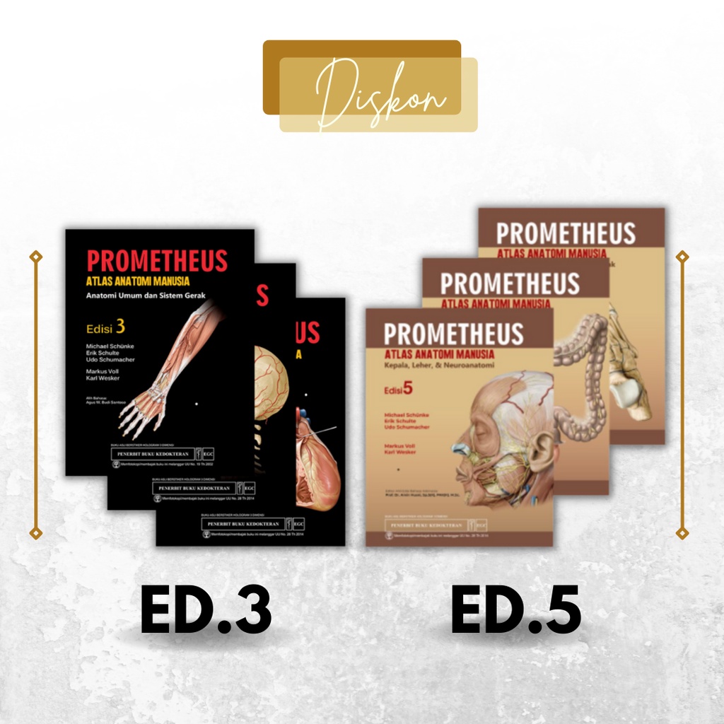 Jual BUKU KEDOKTERAN PAKET PROMETHEUS : ATLAS ANATOMI MANUSIA JILID 1-3 ...