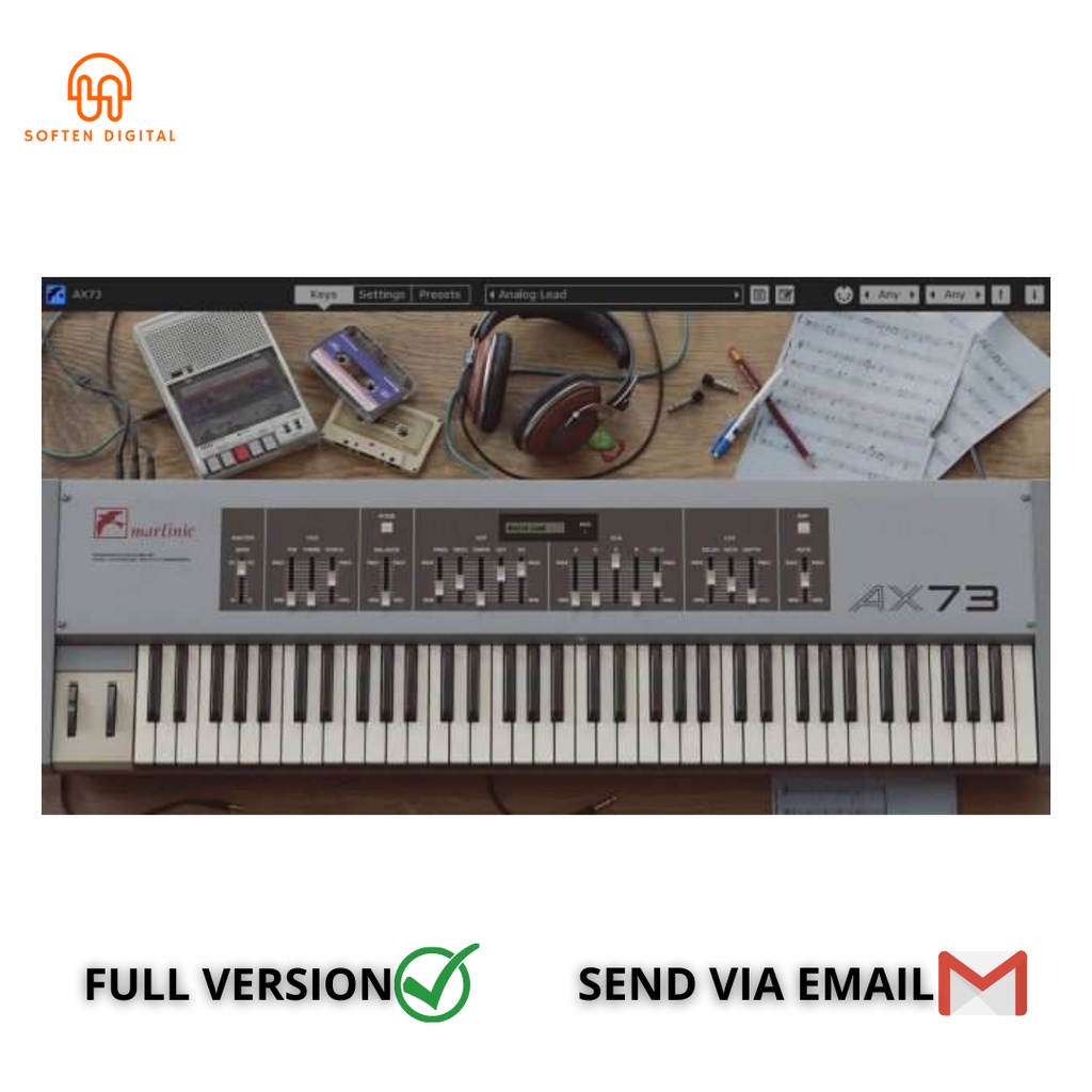 Jual Martinic AX73 v1 VST Plugin Powerful 80s analog synthesizer reborn ...