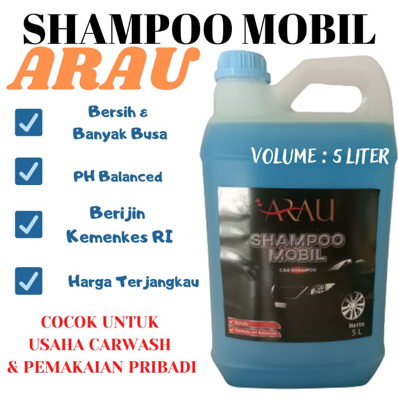 Jual Shampoo Mobil Sabun Cuci Mobil Motor ARAU shampo mobil salju ...