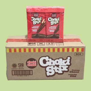Jual Choki-Choki Stix Biskuit Stick Salut Cokelat [1 Pack Isi 12 Sachet ...