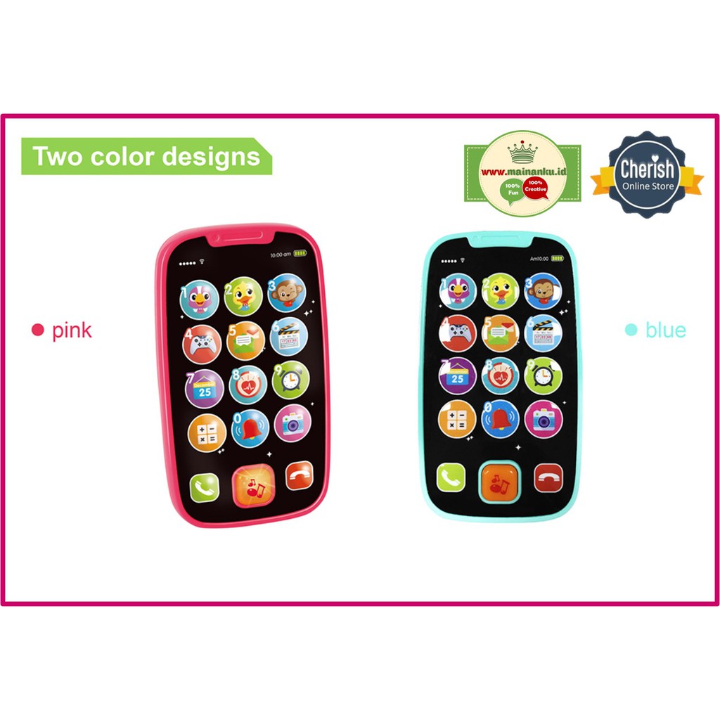 BABY LEARNING SMARTPHONE | Ponsel Bayi - Mainan HP Bayi Phone | Shopee ...