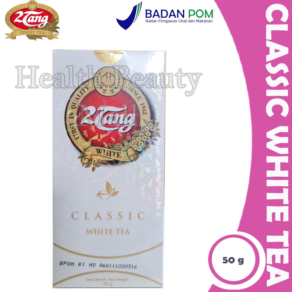 Jual 2Tang Classic Premium White Tea Leaf Box 40gr - 2 Tang Klasik Teh ...