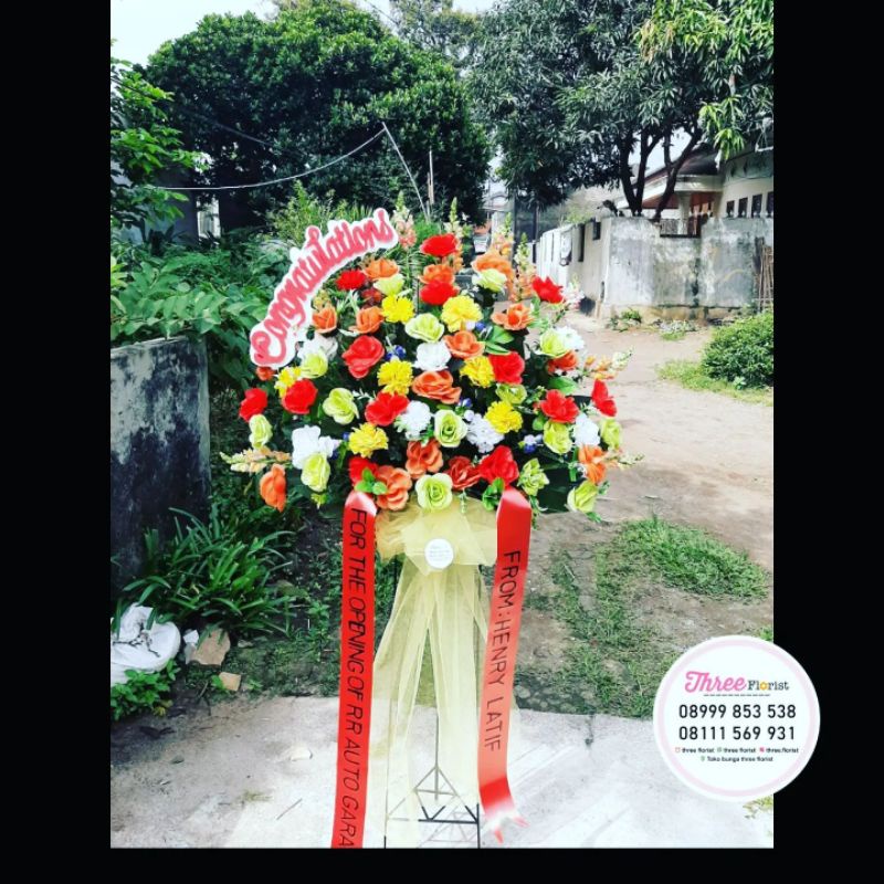 Jual bunga standing congratulation / bunga standing ucapan / hadiah ...