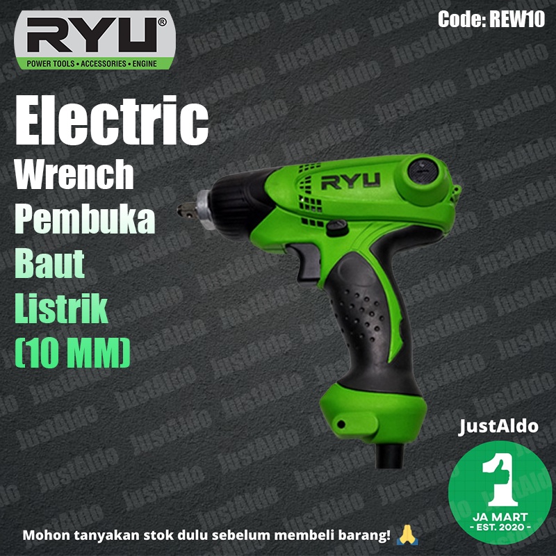 Jual Mesin Impact Listrik Electric Wrench REW 10 Ryu | Shopee Indonesia