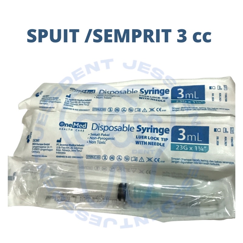 Jual SEMPRIT SPUIT 3 cc | Shopee Indonesia