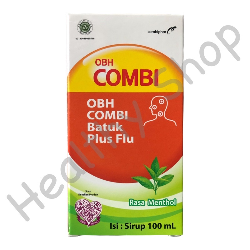Jual OBH COMBI Batuk Plus Flu 100ml (Rasa Menthol) | Shopee Indonesia