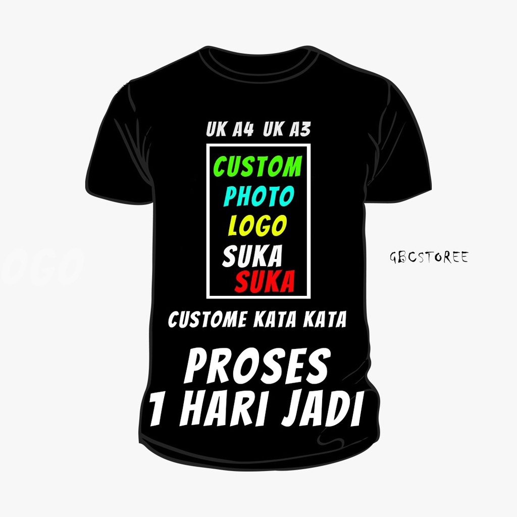 Jual Kaos Custom Kata Kata / Kaos Custom Logo / Kaos Custom Foto / Kaos ... Jual Kaos Custom Kata Kata / Kaos Custom Logo / Kaos Custom Foto / Kaos ...