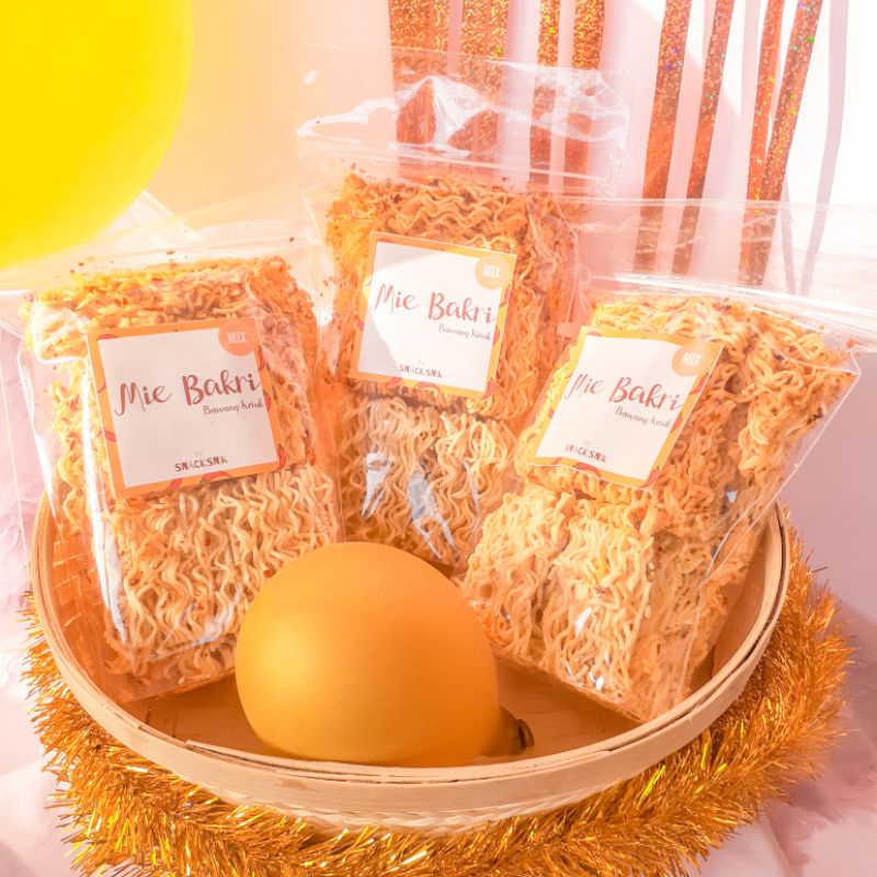 Jual [MIE BAKRI - MIX] MIE BAWANG KRIUK / MIE KERING / MIE KERITING ...