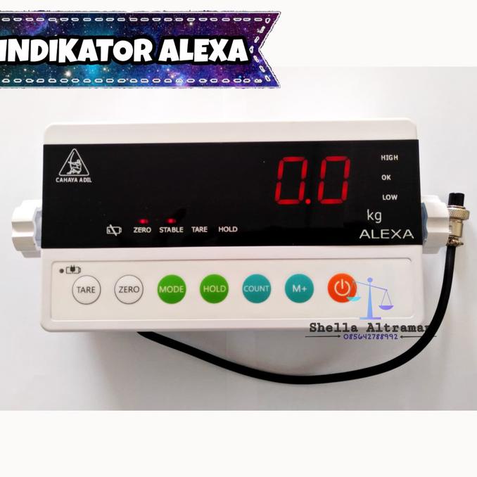 Jual Indikator Timbangan Digital | Indikator Timbangan Duduk | Alexa | Shopee Indonesia