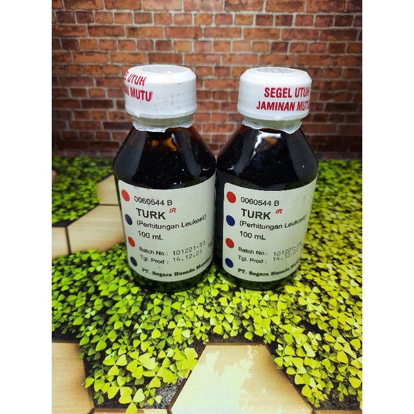 Jual LARUTAN TURK 100 mL ( PERHITUNGAN LEUKOSIT ) INDOREAGEN | LARUTAN DIAGNOSTICS | LARUTAN ...