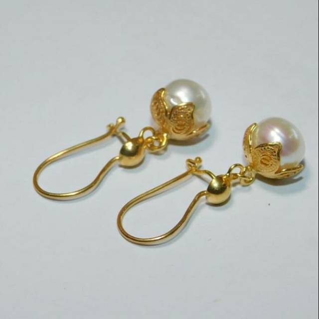 Jual ANTING PERAK MUTIARA ASLI ( JENIS AIR TAWAR LOMBOM) | Shopee Indonesia