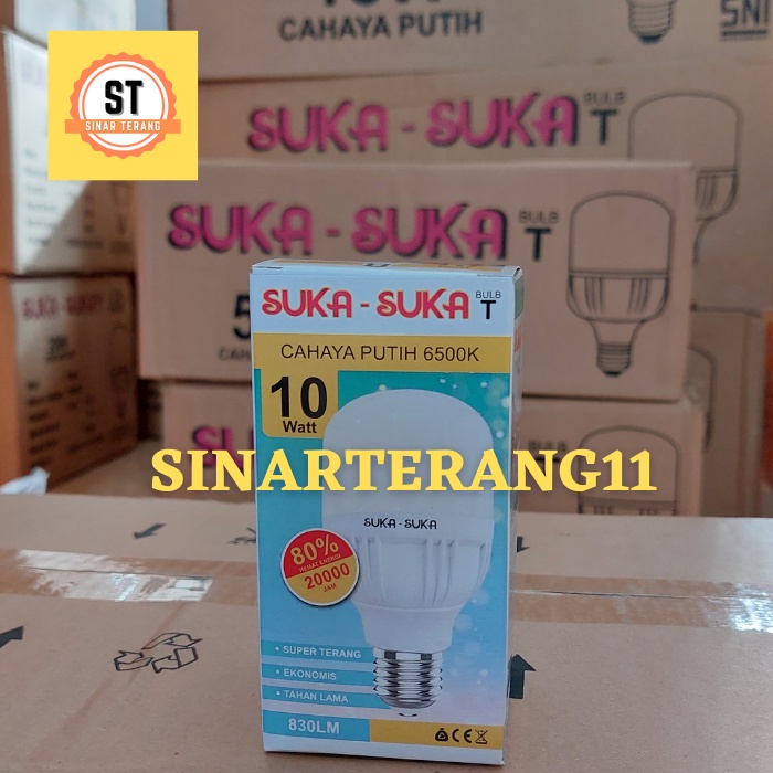 Jual LAMPU LED SUKA - SUKA 10 WATT, SUKA-SUKA 10W, LED SUKASUKA | Shopee Indonesia