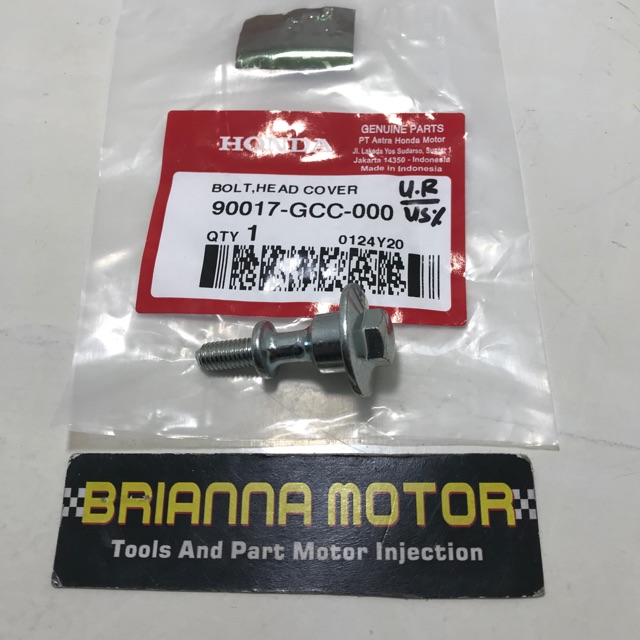 Jual BAUT HEAD COVER BEAT FI VARIO 110 FI GENIO ORIGINAL HONDA 90017 ...