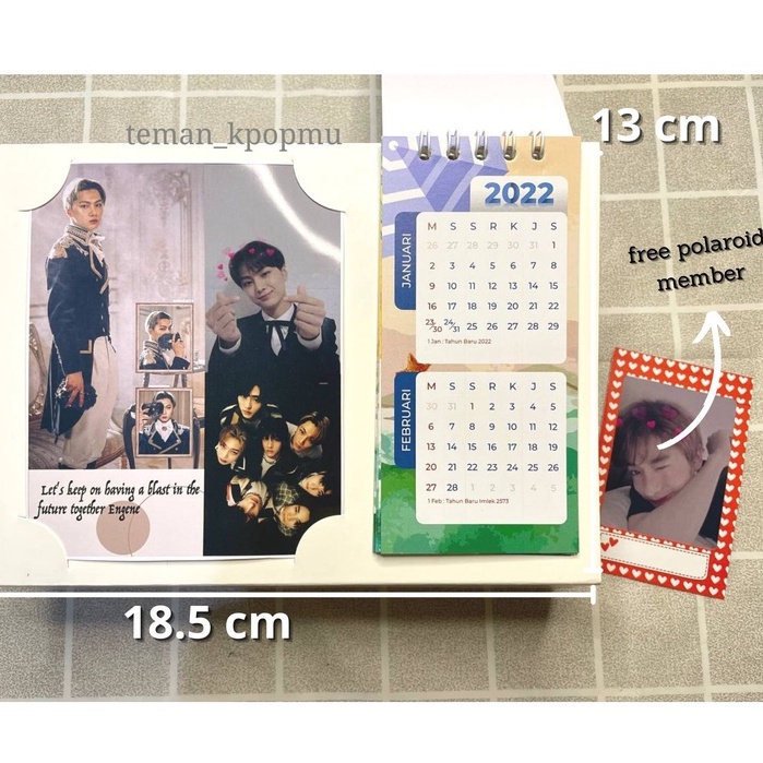 Jual Kalender Meja 2023 Enhypen - Kalender Duduk 2022 Kpop Enha Sunoo ...