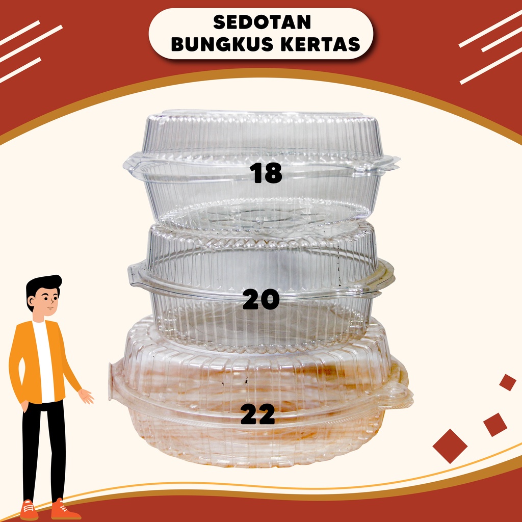 Jual Mika Bolu Bulat uk.20 / Mika Shiffon Kue Bolu 50pcs | Shopee Indonesia