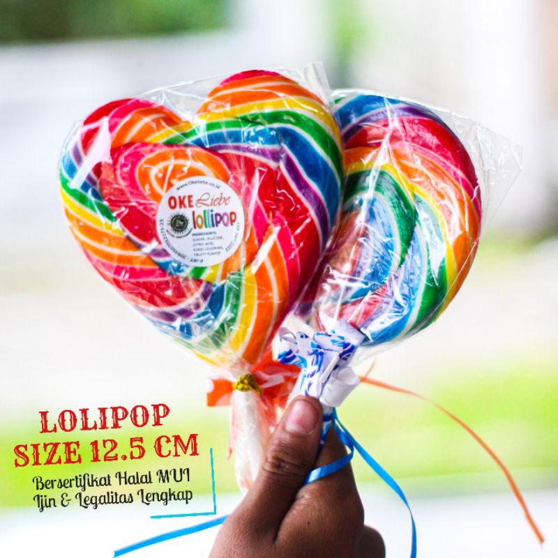 Jual Permen Lolipop Besar 12.5 CM - Bulat / Love Jumbo Pelangi | Shopee ... Jual Permen Lolipop Besar 12.5 CM - Bulat / Love Jumbo Pelangi | Shopee ...