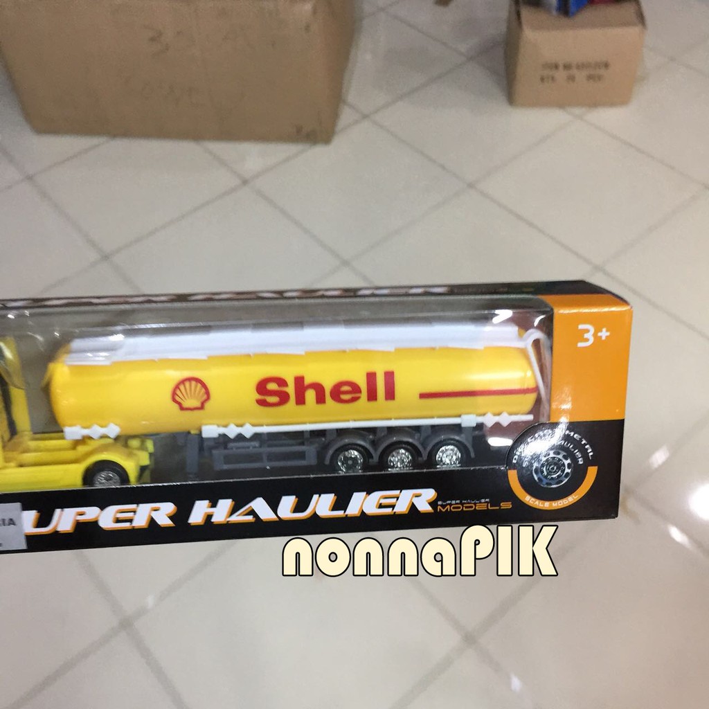 Jual WELLY 1:87 SUPER HAULER "TRUCK TANGKI SHELL" | Shopee Indonesia