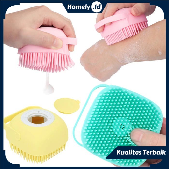 Jual Sikat Mandi Silikon Shower Brush Soap Alat Pembersih Daki Badan ...