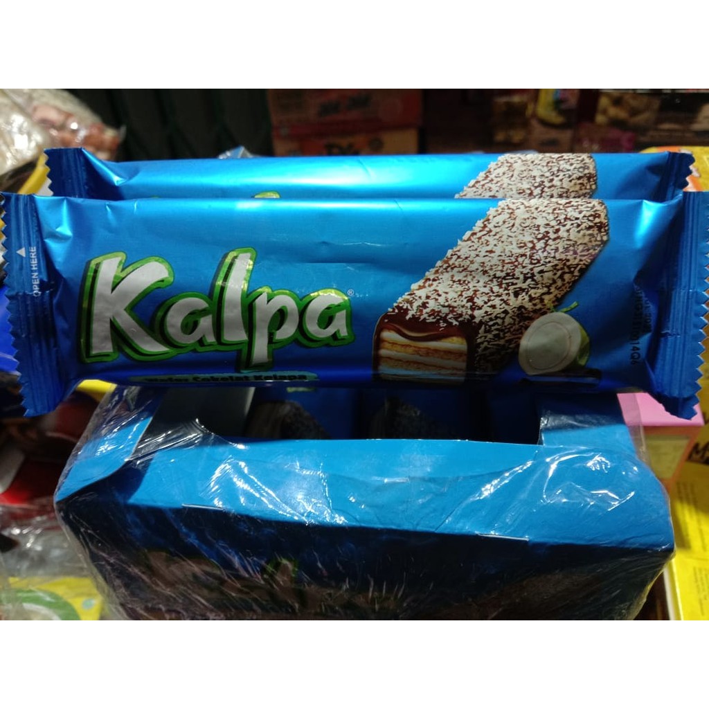 Jual Kalpa Wafer Cokelat Kelapa 24 gr | Shopee Indonesia