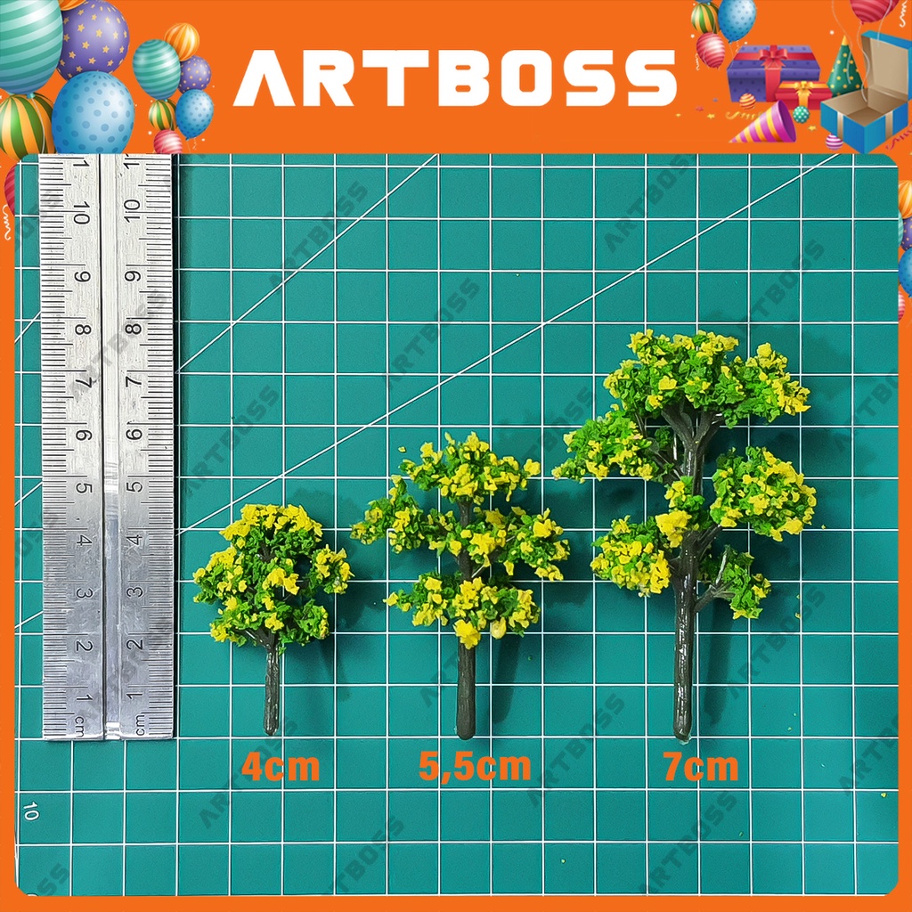 Jual Pohon Banyan Bunga Maket Miniatur Foliage Diorama Banyan Tree ...