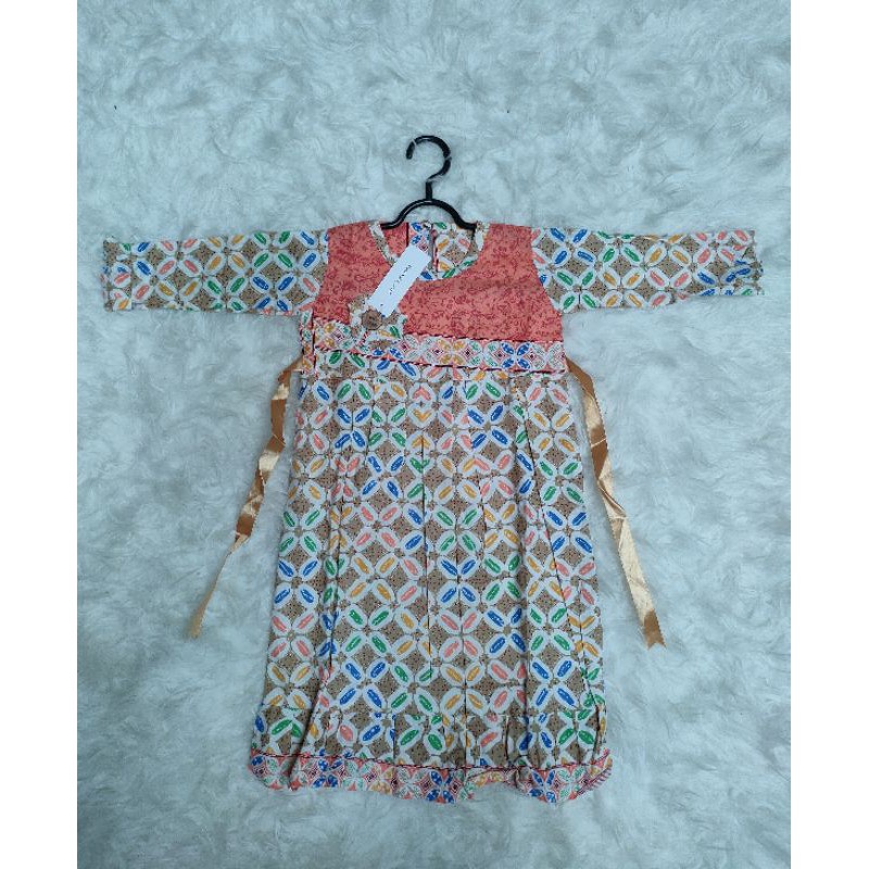 Jual Baju Batik Anak Dress Batik Anak Murah ( Y21 ) | Shopee Indonesia