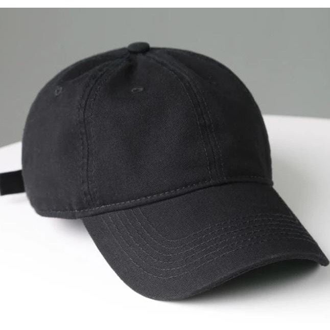 Jual Topi Baseball Pria Polos Hitam Bahan Raffel Daimaru Penyetel Cakop ...