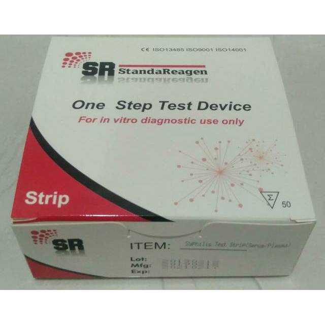 RAPID TEST SYPHILIS Device 25's merek STANDAREAGEN | Shopee Indonesia