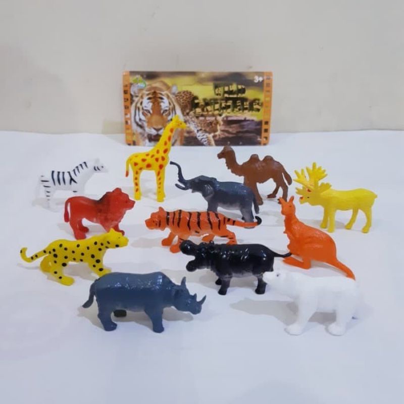 Jual Mainan Set Animal Karet Edukatif Binatang Unik Anak Hewan Edukasi ...