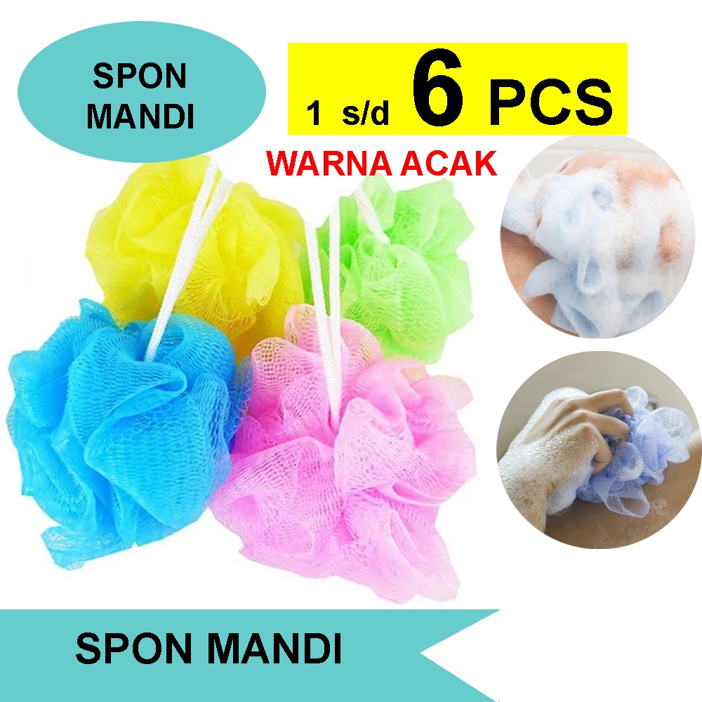Jual Spons Mandi Jaring Untuk Dewasa Anak Bayi Lembut | Spon Mandi ...