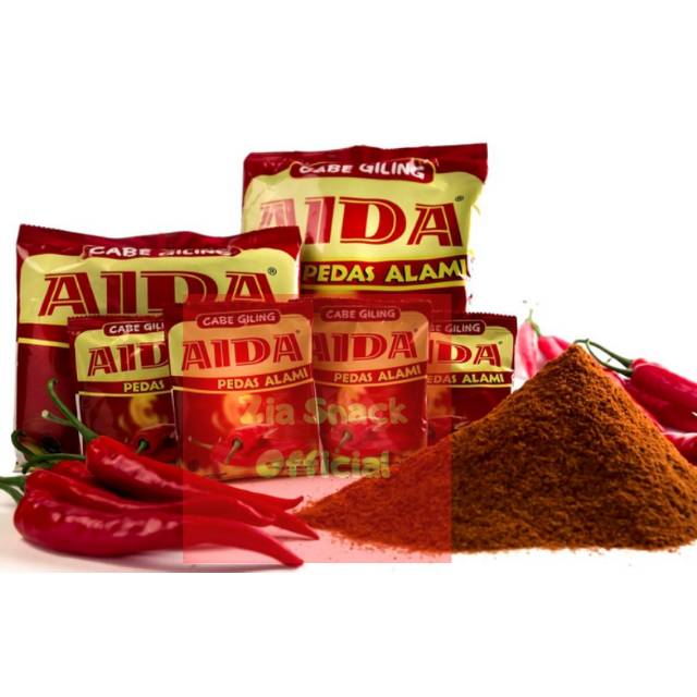 Jual Cabe Giling Aida Dengan Cabe Asli Bumbu Masak - 25 Gram | Shopee ...