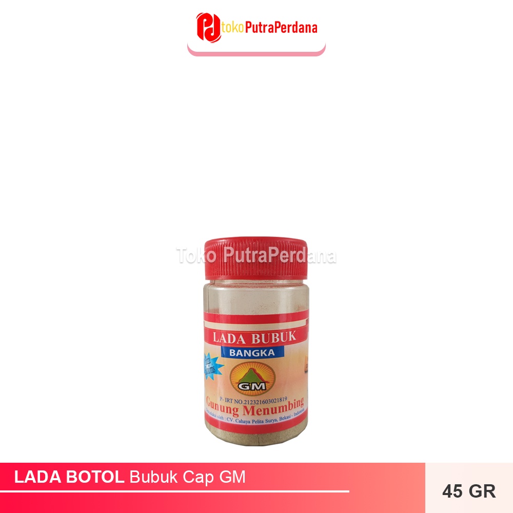 Jual LADA BUBUK BOTOL Cap GM 45gr Indonesia|Shopee Indonesia