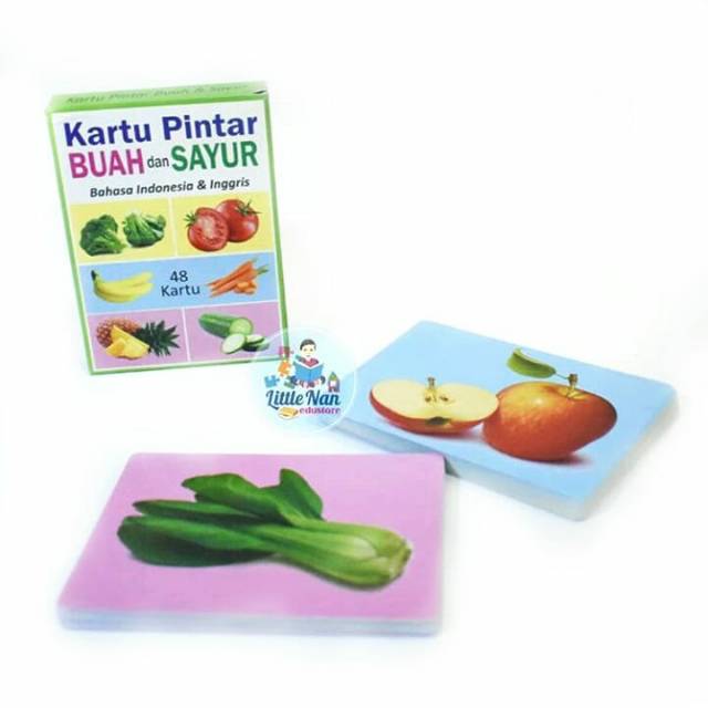 Jual Flashcard buah dan sayur | Shopee Indonesia