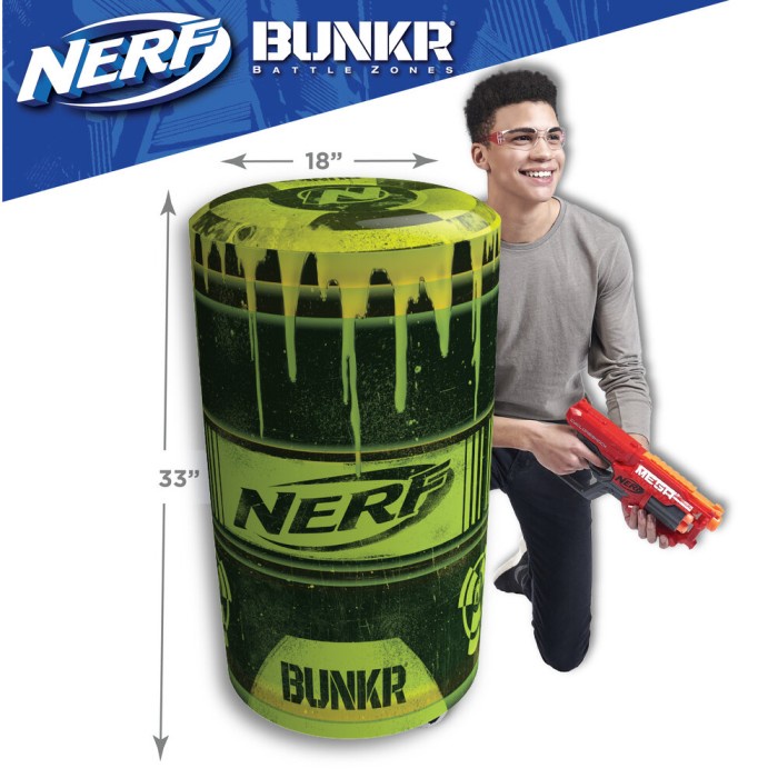 Jual Nerf BUNKR Toxic Barrel Inflatable Barrier Bunker Battlezone Balon ...