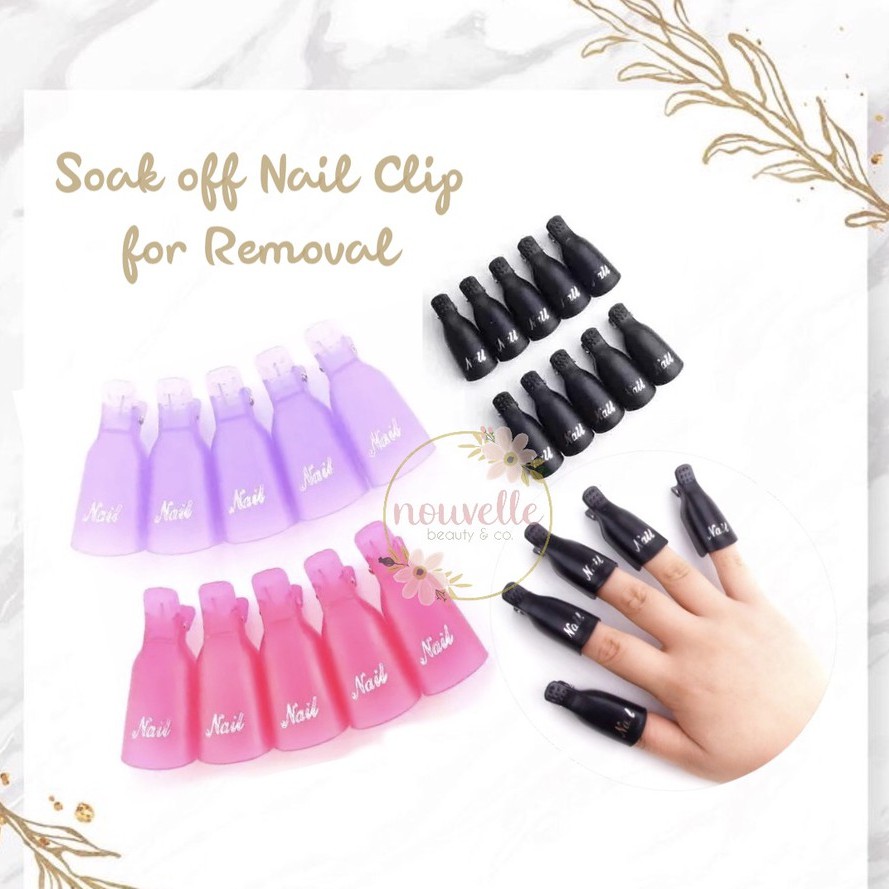 Jual Soak Off Nail / Toe Clips / Soak Off Gel Polish Remover Clip ...