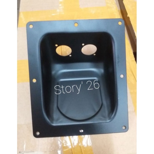 Jual plat spikon speakon terminal speaker besi besar siku 2 Lubang ...