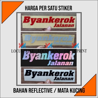 Jual CUTTING STICKER STIKER BYANKEROK BIANGKEROK JALANAN RX-KING BAHAN ...