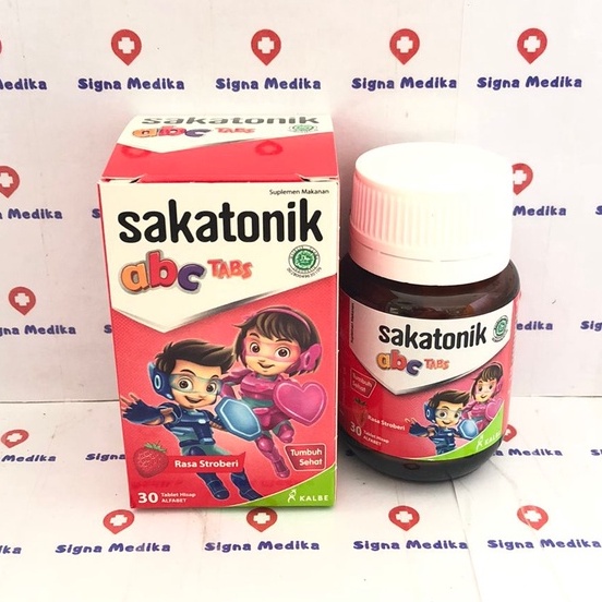 Jual Sakatonik ABC Tablet Hisap Rasa Strawberry Isi 30 Tablet ...