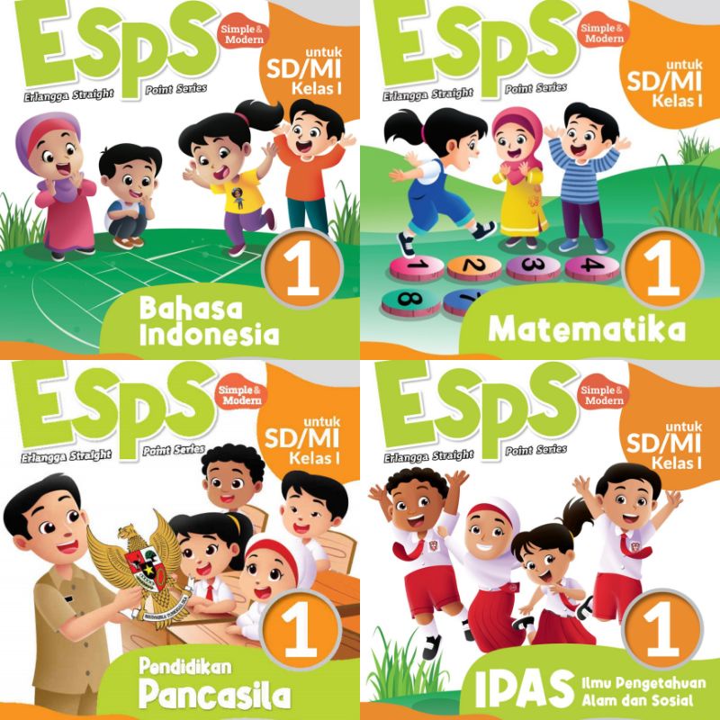 Jual BUKU PAKET KURIKULUM MERDEKA UNTUK SD/MI KELAS 1 PENERBIT ERLANGGA | Shopee Indonesia