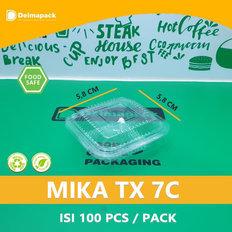 Jual Mika Plastik 7C - Mika Kue Makanan Jajanan Tx 7C - Mika 7 C ...