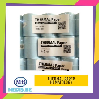 Jual THERMAL PAPER HEMATOLOGY 50MM X 20M | Shopee Indonesia