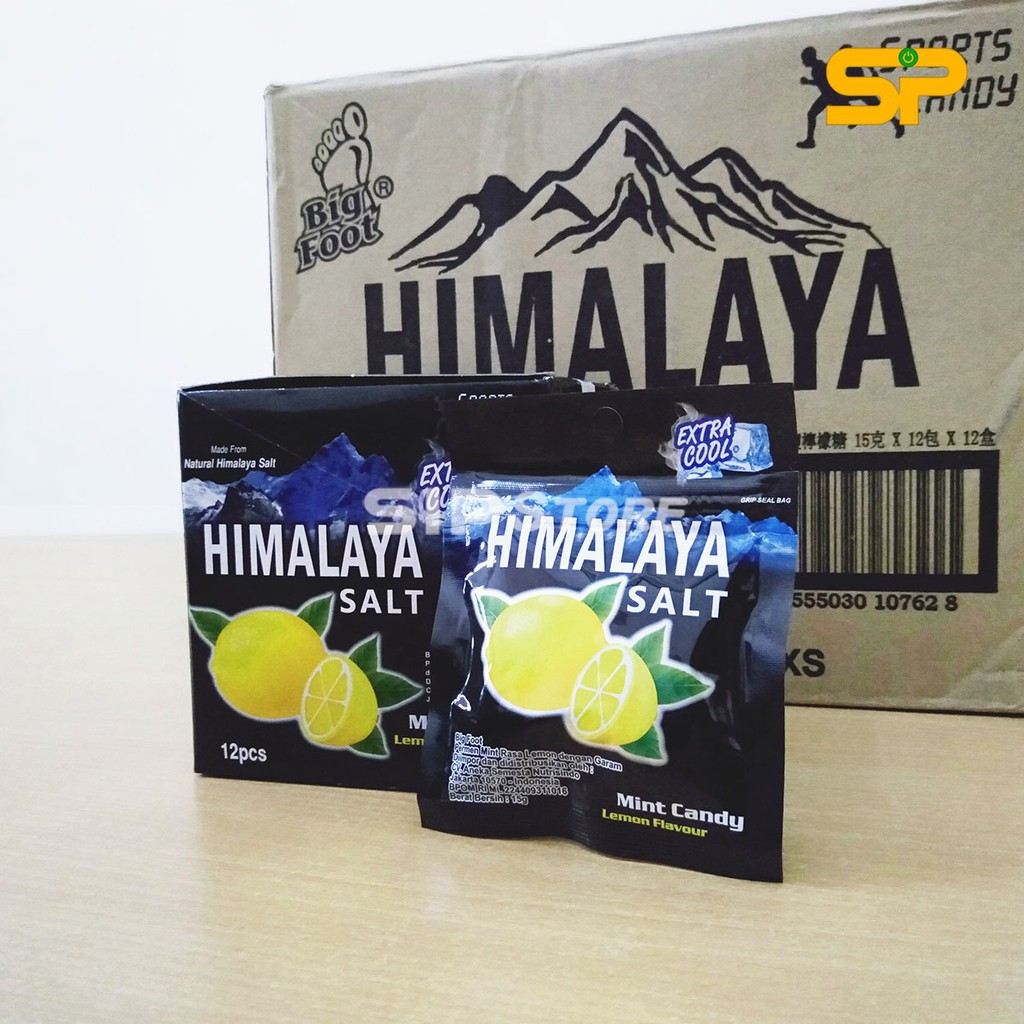 Jual HIMALAYA Salt Candy 15gr / Lemon Mint / Permen / Permen Big Foot ...